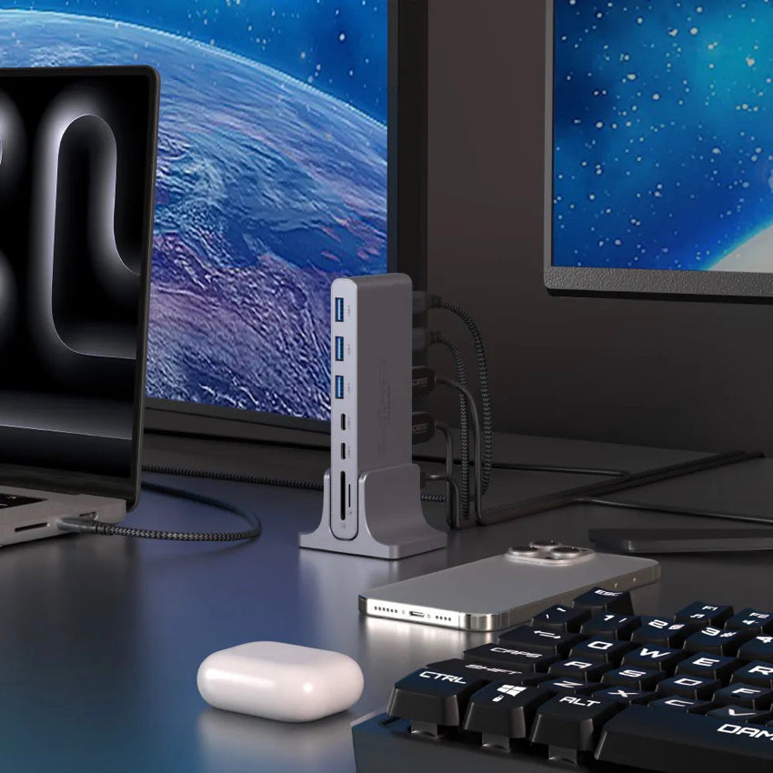 ฮับมัลติฟังก์ชั่น Adam Element CASA HUB Pro S USB-C 12-in-1 – iStudio ...