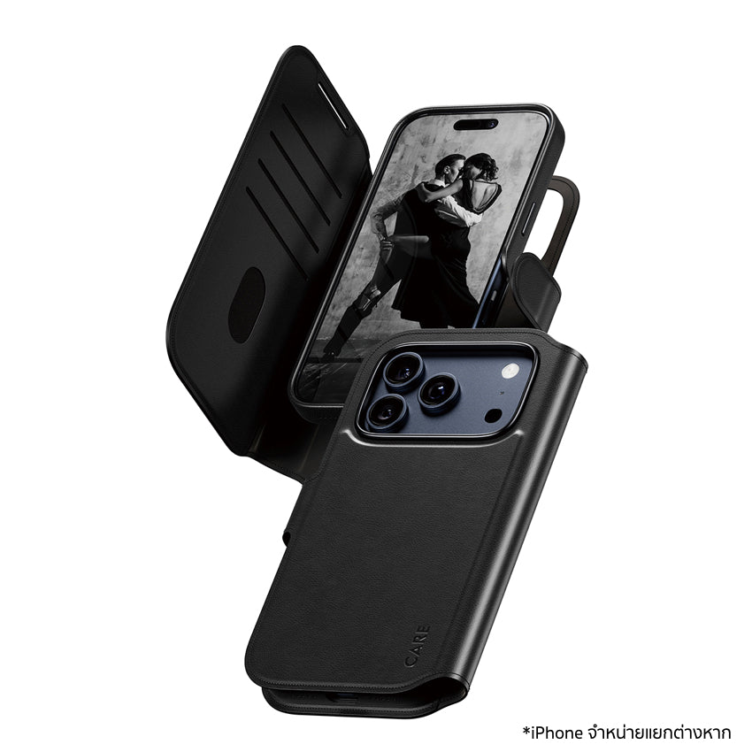 เคสไอโฟน Feature Tango Two-in-One Wallet สำหรับ iPhone 17 Pro สี Black – iStudio Online Store